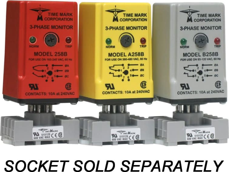 Time Mark 258B 3-Phase Monitor 258B 240VAC – ToolsPlusMore