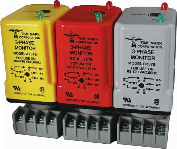 Time Mark EX257B-415VAC/50HZ - 3-Phase Monitor - 662917009387 ...